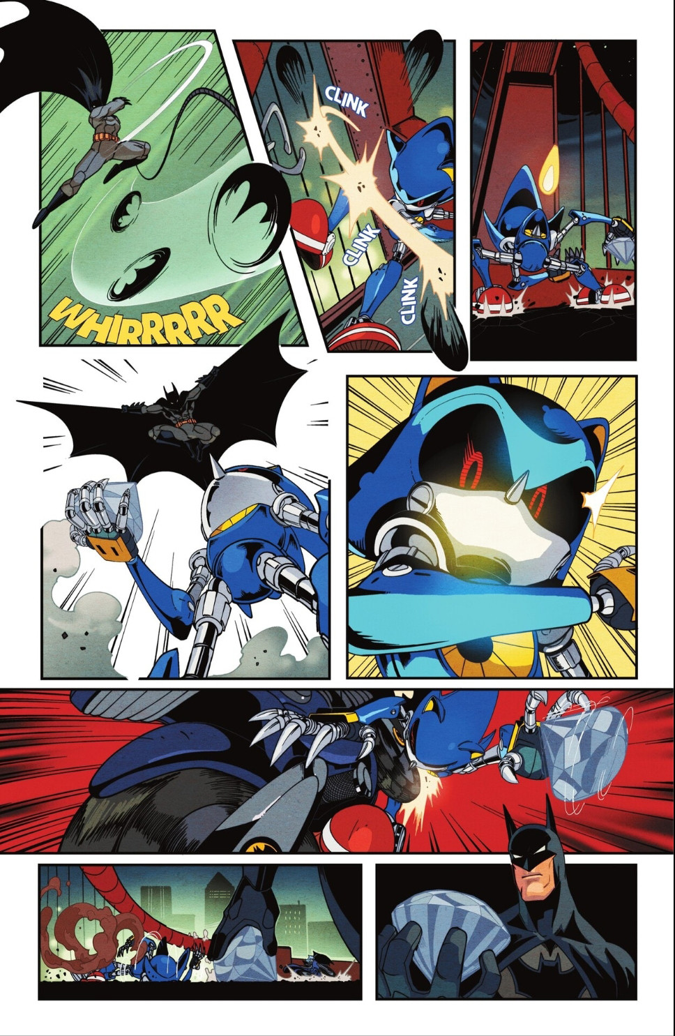 Batman just won against Metal Sonic in an official comic | ResetEra